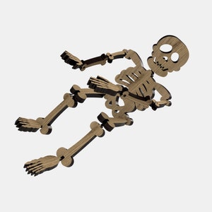 Toy Puzzle Skeleton - Laser Cut File SVG DXF - Flexible Toy - Etsy