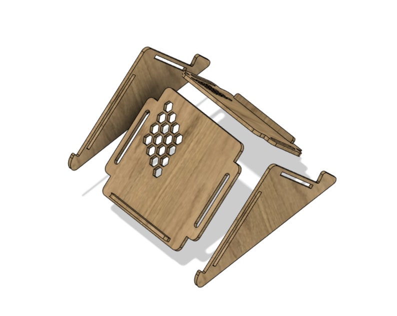 IPad Stand Note Book Holder Laser Cut Digital File Svg Dxf Vector - Etsy