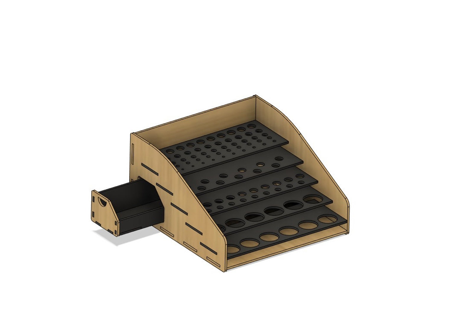 Drill Bits Organizer - Router Bit Storage Tools Holder - Digital Laser ...