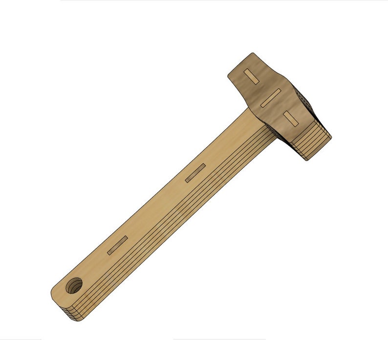 Wooden Hammer Tool - Laser Cut File Dxf Svg Cut Plan Digital Files ...