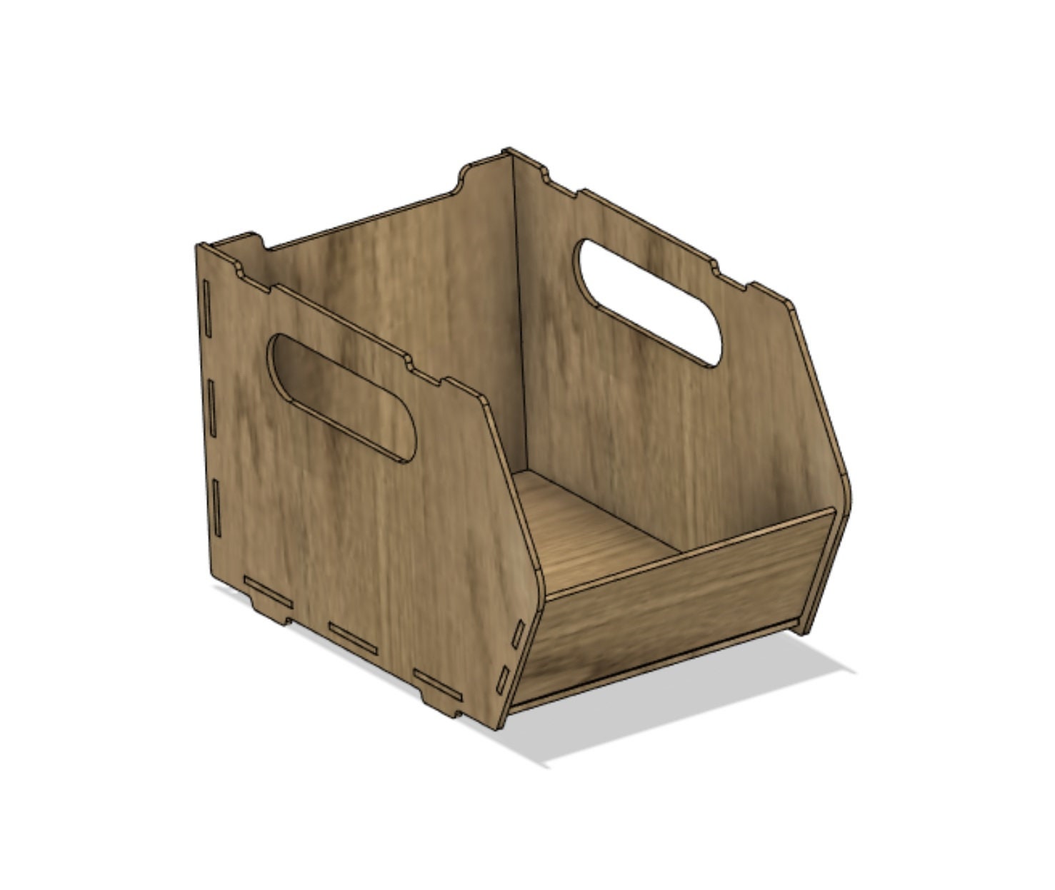 Storage Box Laser Cutting Files SVG DXF Cut Plan Joinable Organizer Bin ...