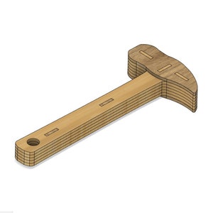 Wooden Hammer Tool - Laser Cut DXF SVG Digital File - Workshop Tools - Etsy