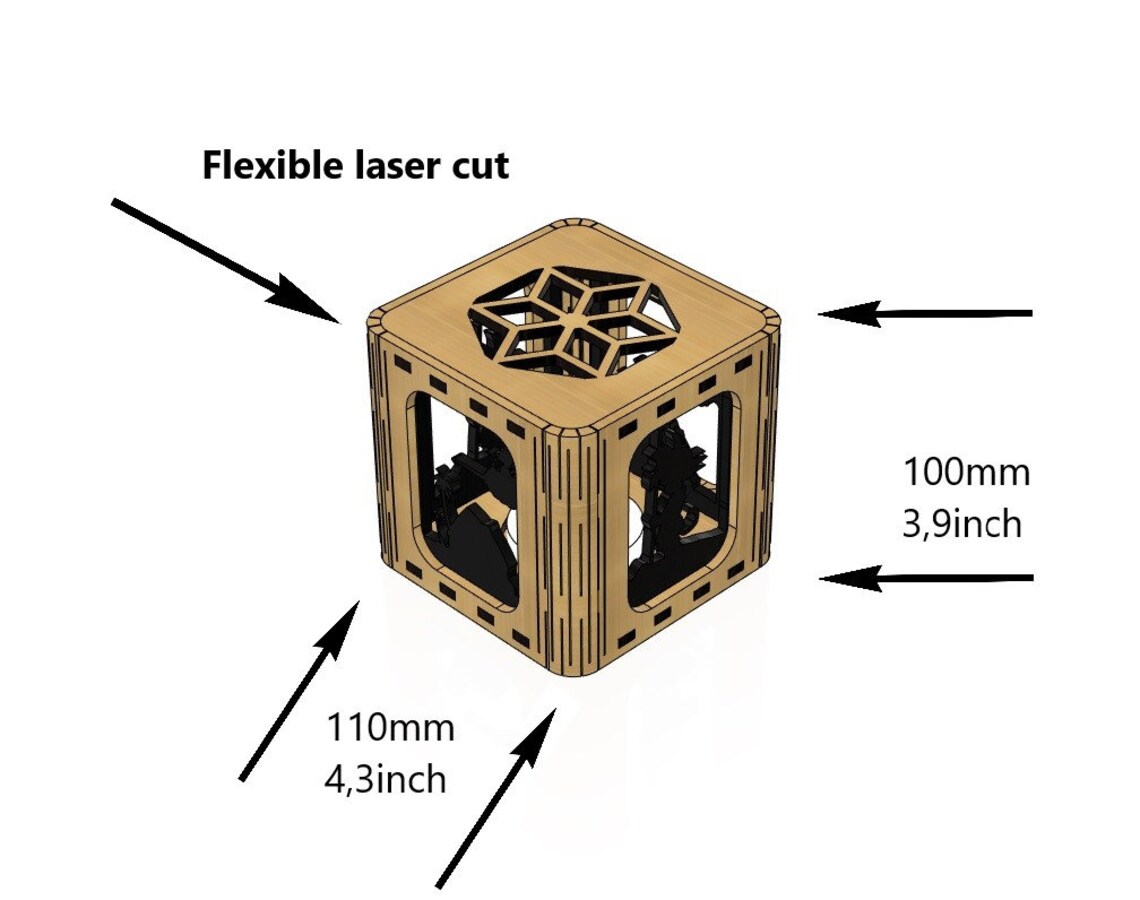 Night Lamp Lantern Laser Cut File SVG DXF Cut Plan Goku Dragonball ...