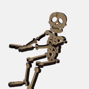 Toy Puzzle Skeleton - Laser Cut File SVG DXF - Flexible Toy - Etsy
