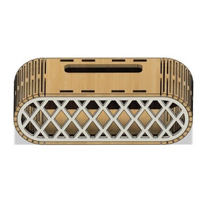 Phone Stand - Laser Cut File Svg Dxf - Desktop Organizer iPhone Holder ...