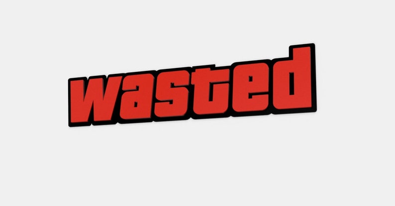 GTA Wall Sticker Laser Cut Svg Dxf Files Engraving Decal Silhouette ...