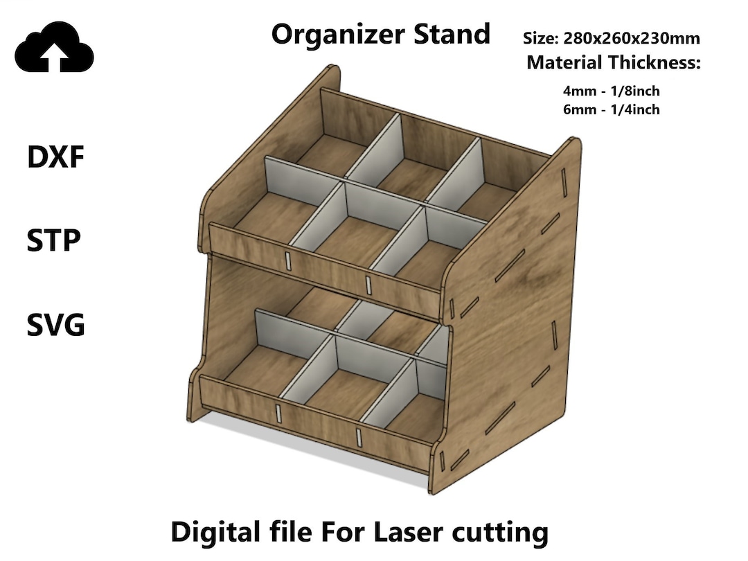 Drill Bits Organizer - Router Bit Storage Tools Holder - Digital Laser ...