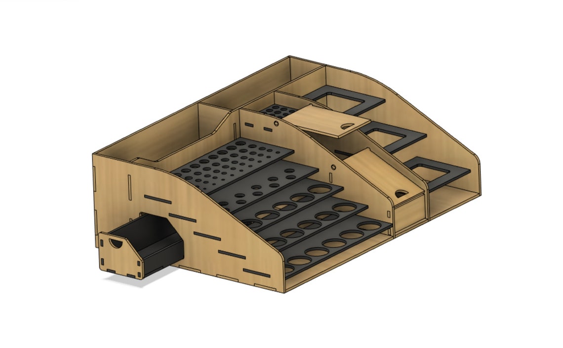 Drill Bits Storage Workshop Tool Organizer - Digital File for Laser ...