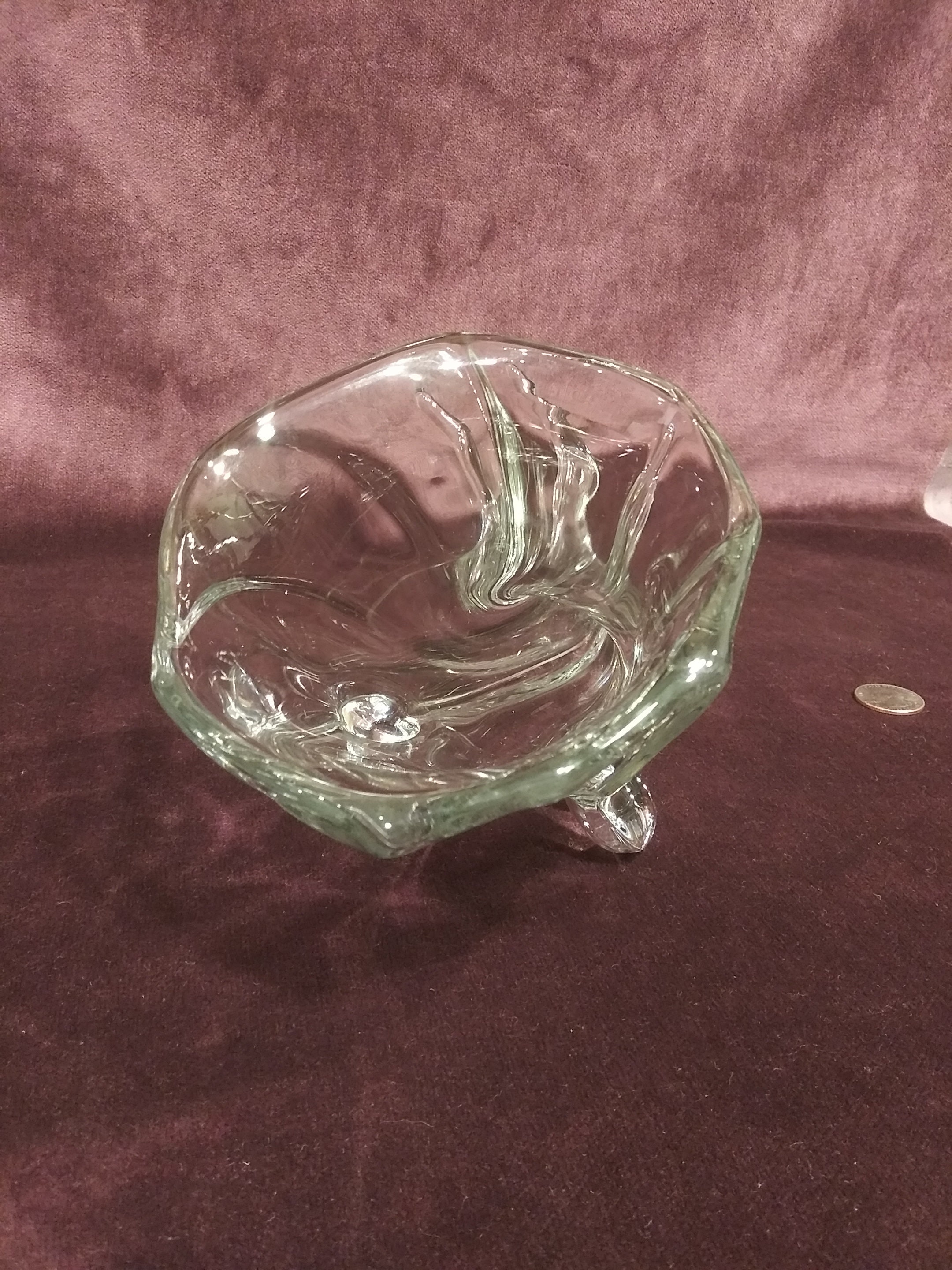 Vintage Hand Blown Clear Glass Cornucopia Horn of Plenty | Etsy Vintage Hand Blown Clear Glass Cornucopia Horn of Plenty | Etsy