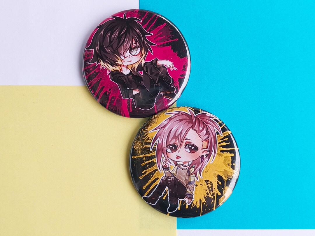 Slow Damage Towa and Rei Izumi Pin Badges 2.25"/58mm - Etsy