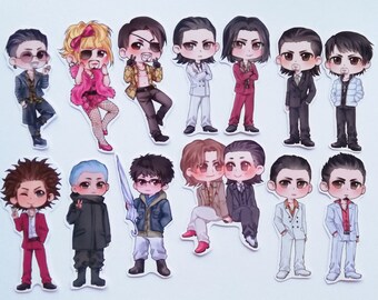 Yakuza / Judgment Mascot Sticker Sets Bunchan, Koro Nyan, Ono Michio ...