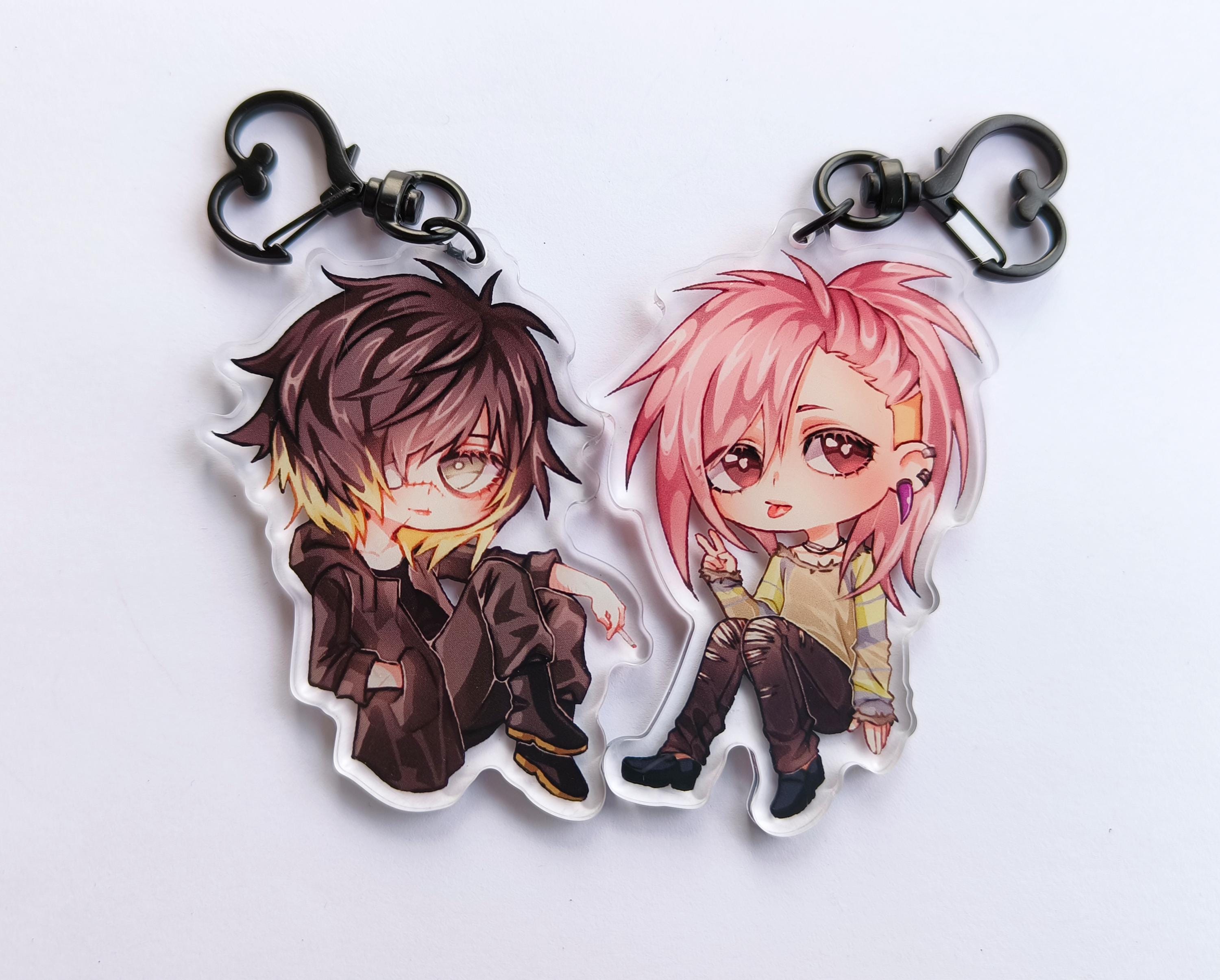 Slow Damage Towa and Rei Izumi Double-sided Acrylic Charms 8cm / 3.1 In ...