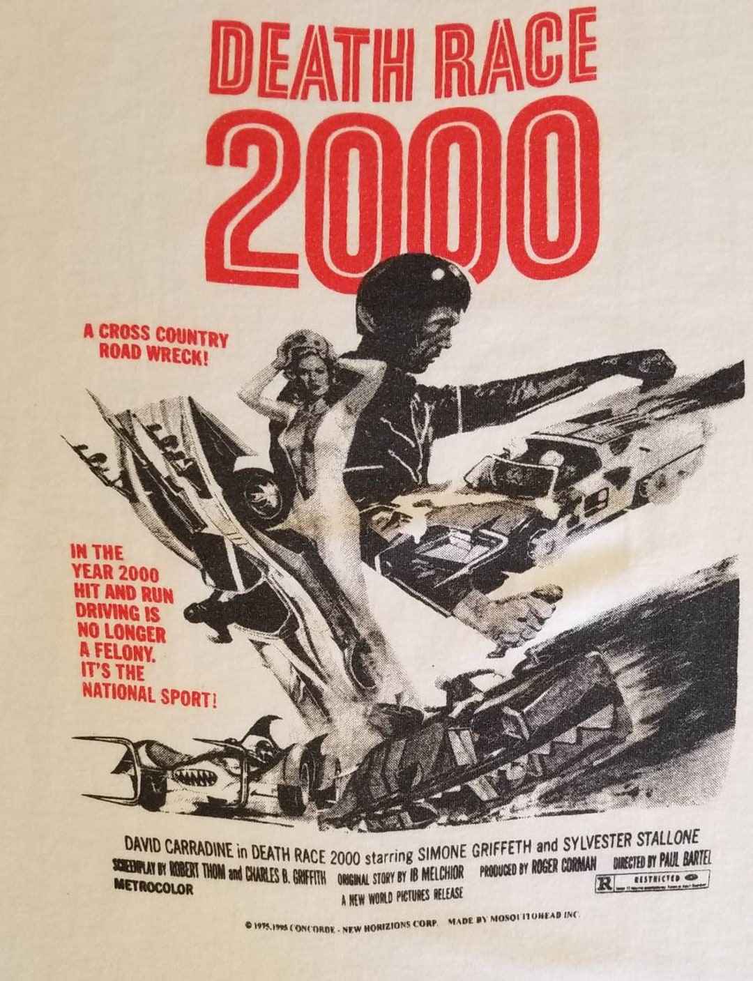 Death Race 2000 ... movie poster tshirt - Etsy.de