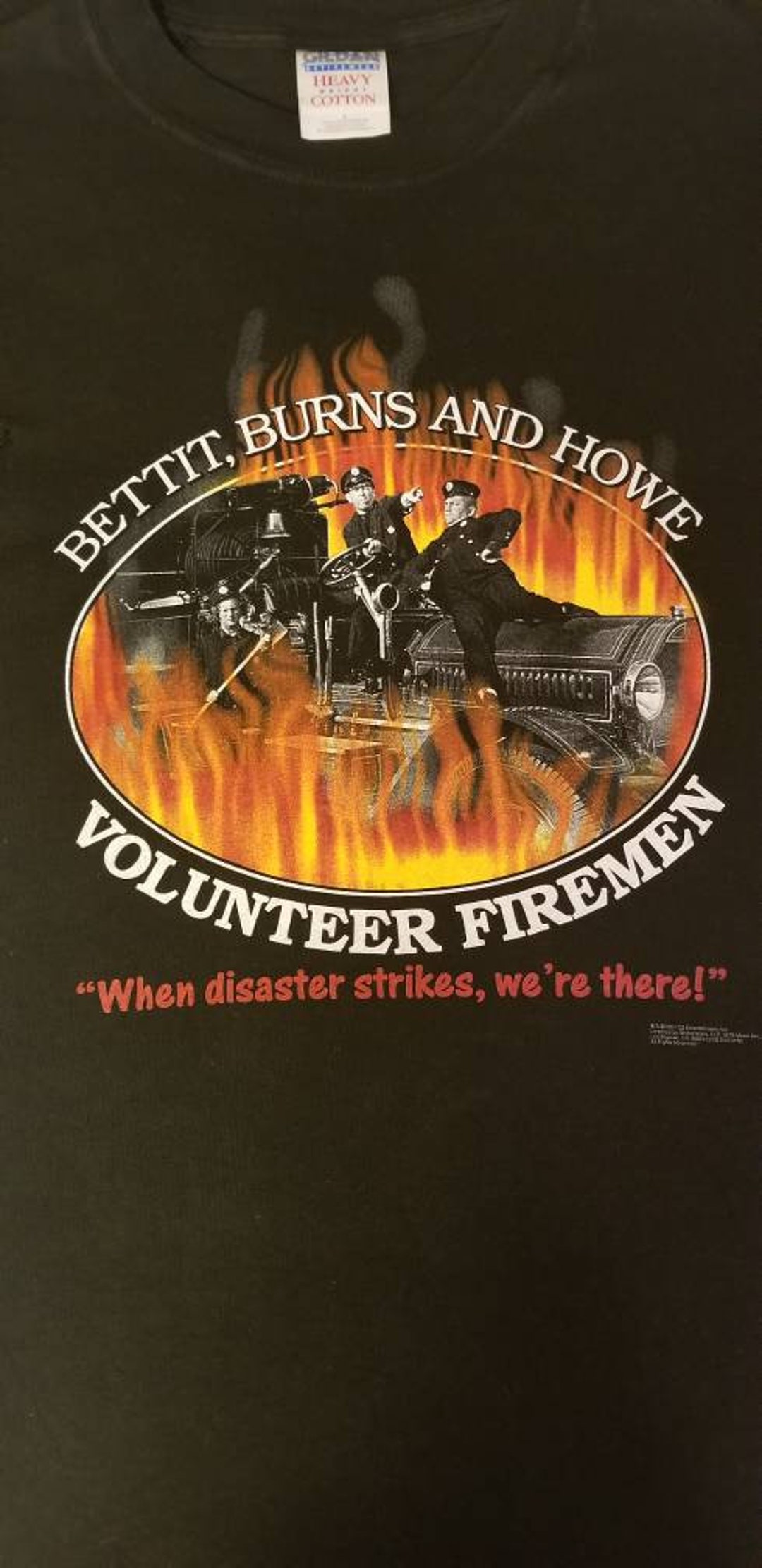 3 Stooges... Bettit, Burns and Howe. Volunteer Firemen - Etsy