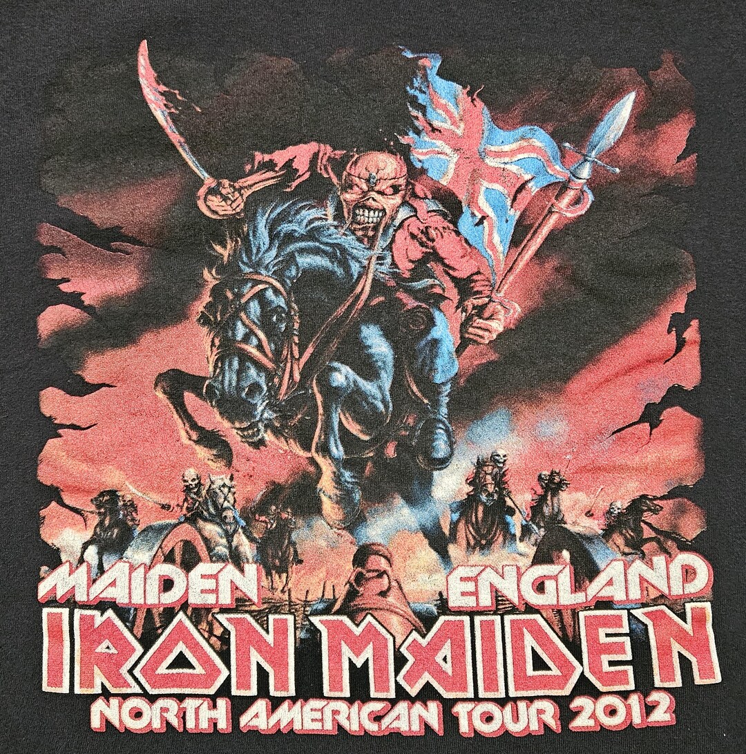 Iron Maiden 2012 Tour Shirt - Etsy