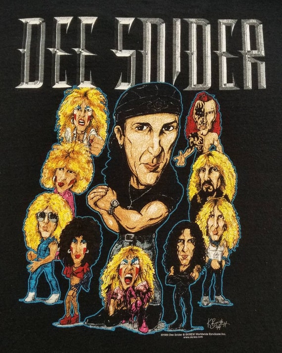Dee Snider caricatures of his career - Gem
