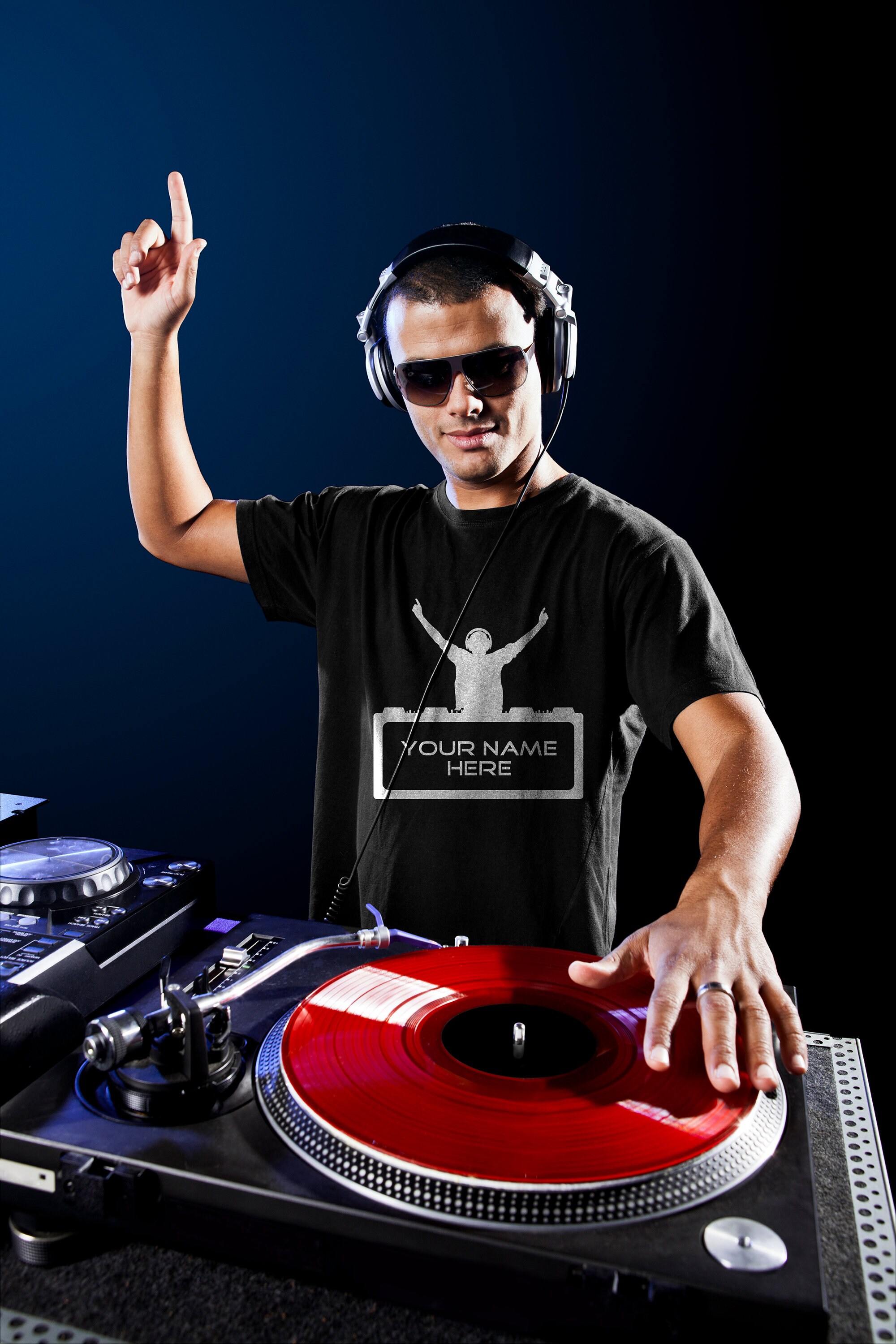 Personalized DJ T-shirt With Customized DJ Name Perfect Gift - Etsy