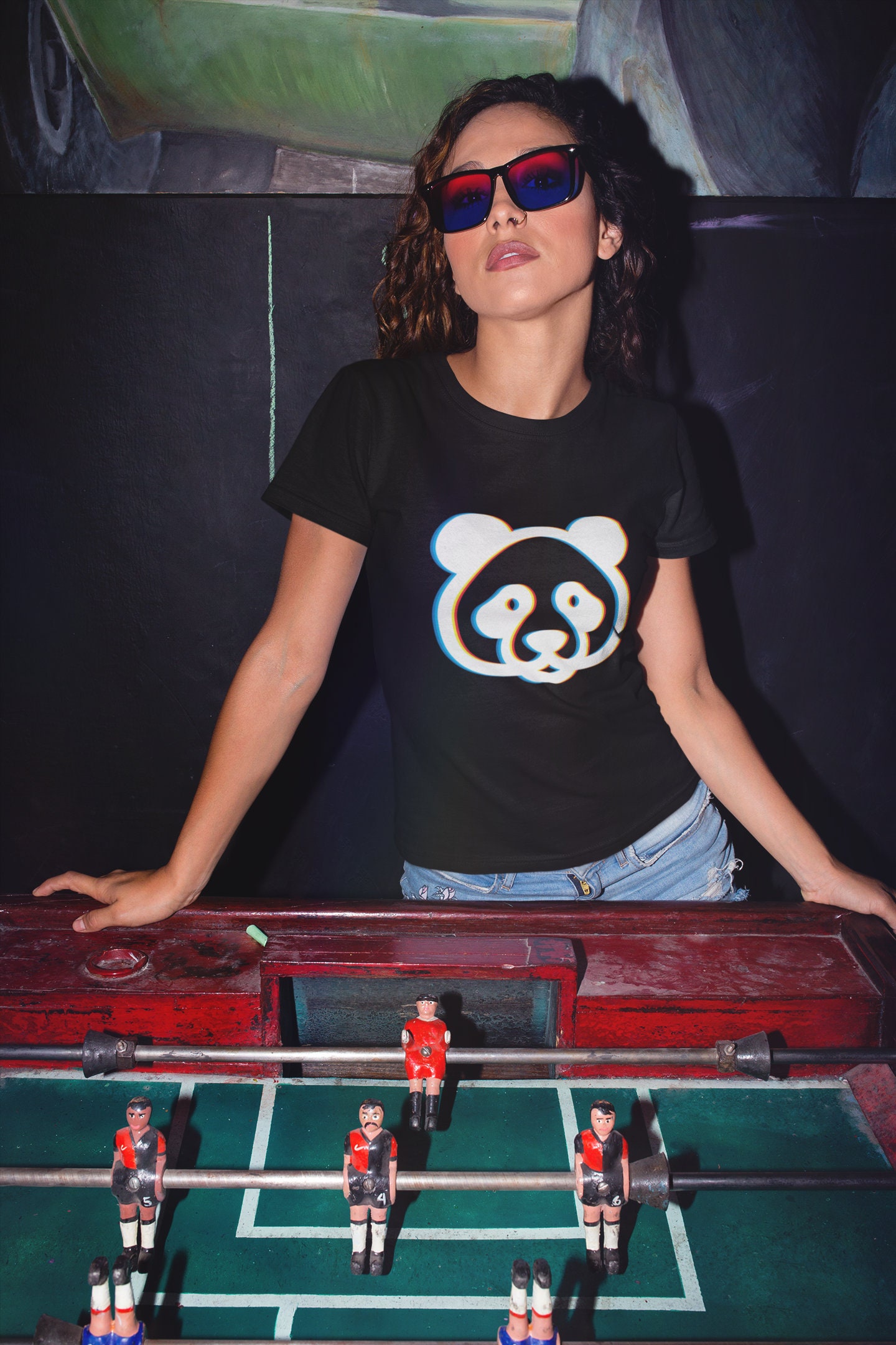 Cute Panda Bear Shirt Gift for Panda Lovers with Trippy Effect | Etsy