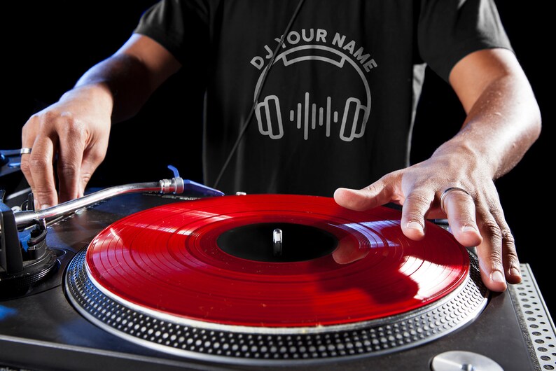 Custom DJ Name T-shirt for Amateur and Professional Djs Cool - Etsy