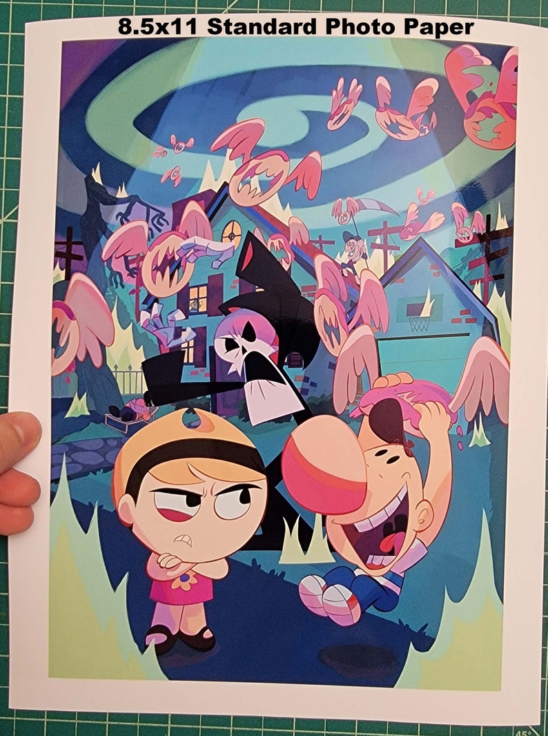Grim Adventures of Billy and Mandy - Art Print - Etsy