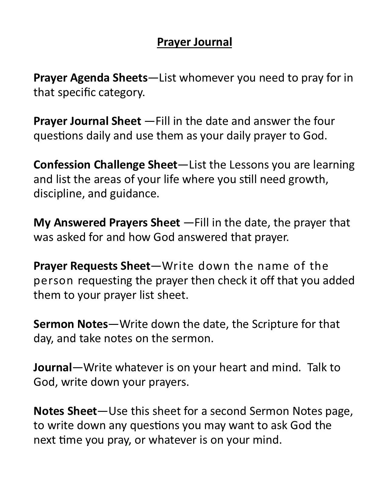 Prayer Journal Printable Daily Prayer Journal Watercolor - Etsy