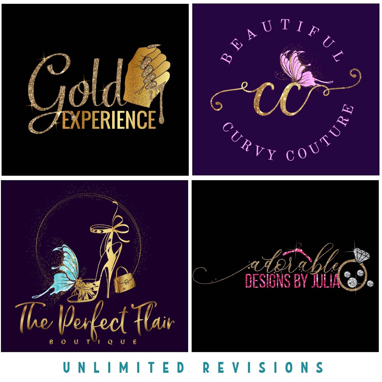 Boutique Logo Fashion Logo Logo Design Clothes Logo Online - Etsy