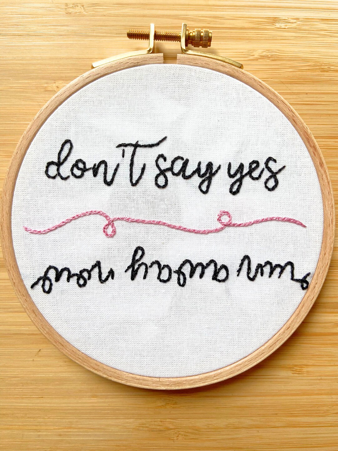 Taylor Swift / Speak Now / Handmade Calligraphy Embroidery Hoop - Etsy