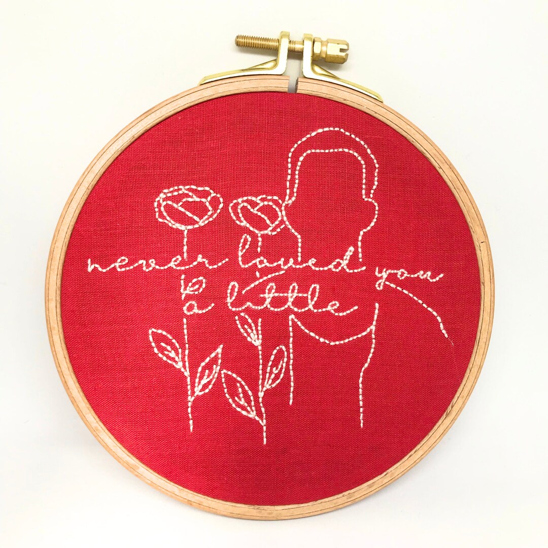 The Maine / Loved You A Little / Handmade Emo Alternative Embroidery ...