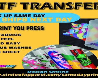 DTF Gang Sheet, Custom DTF Transfers, Wholesale Gang, Bulk DTF Sheets, Ready to Press, Direct to ...