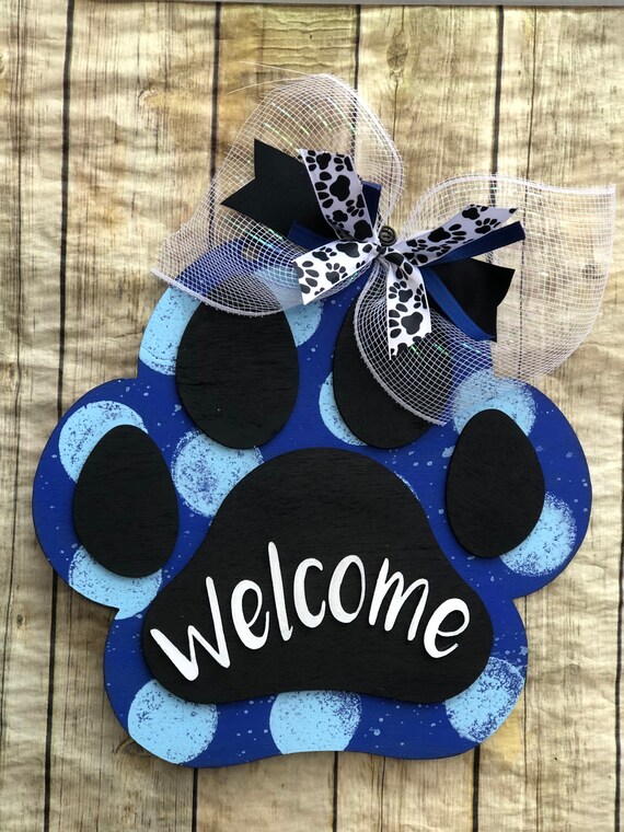 Wall Décor Dawg Paw Door Hanger Home Décor etna.com.pe