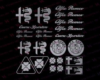 Alfa Romeo Stickers | Etsy