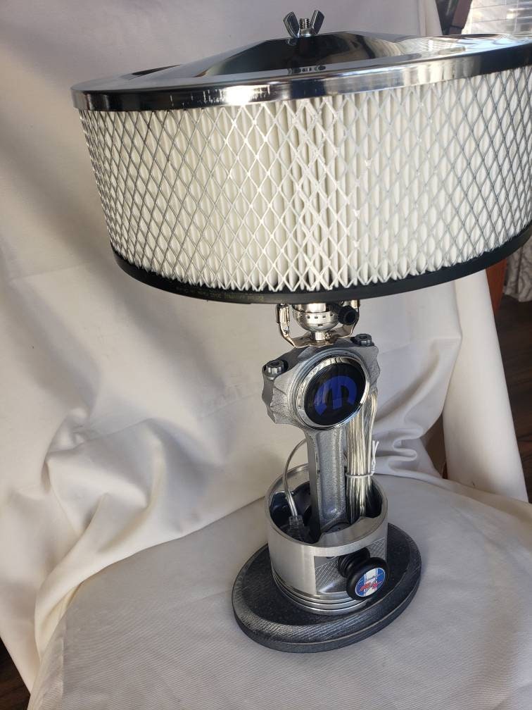 Mopar Charger RT Piston Desk Lamp - Etsy