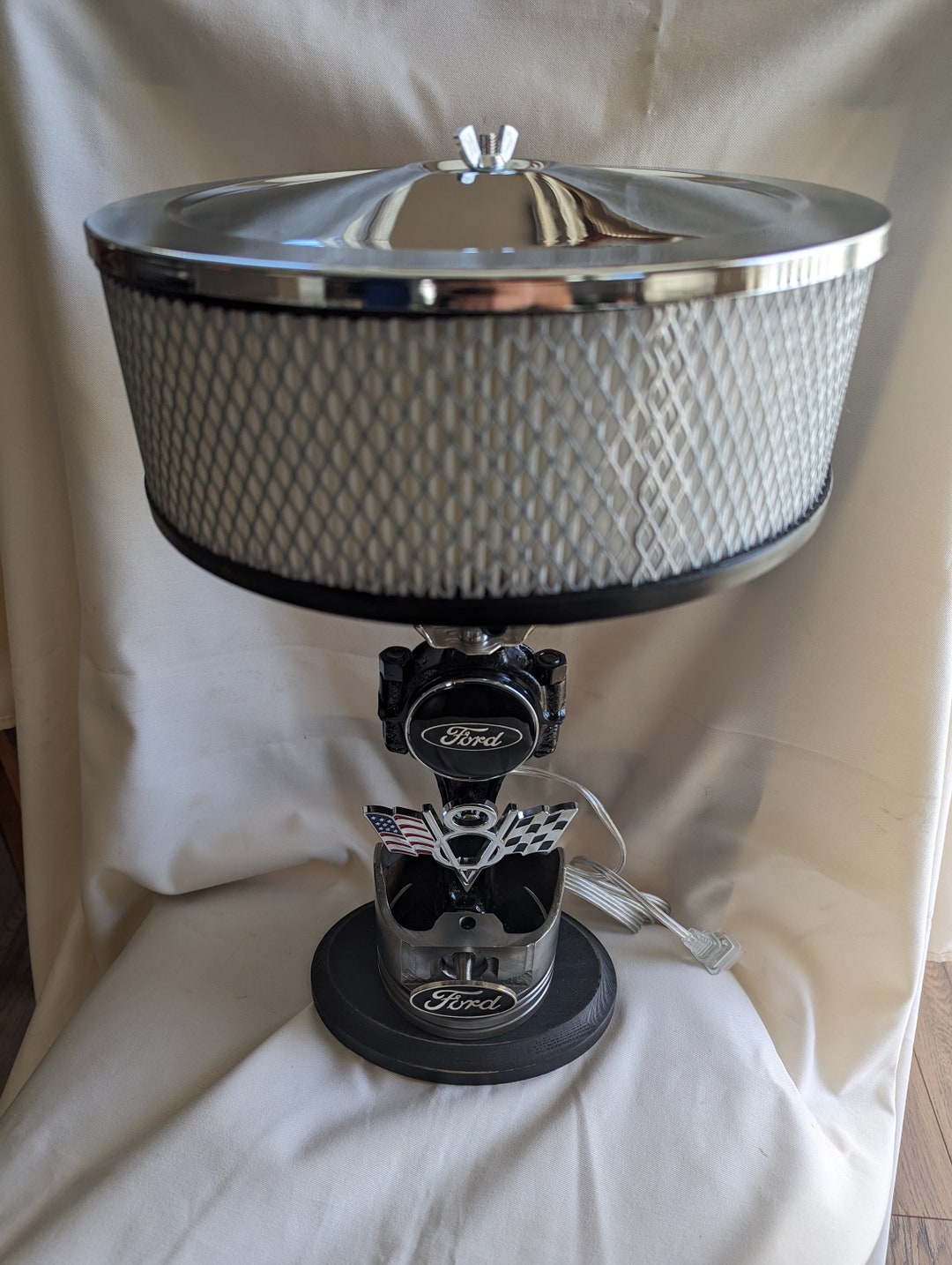 Ford V8 Desk Lamp - Etsy