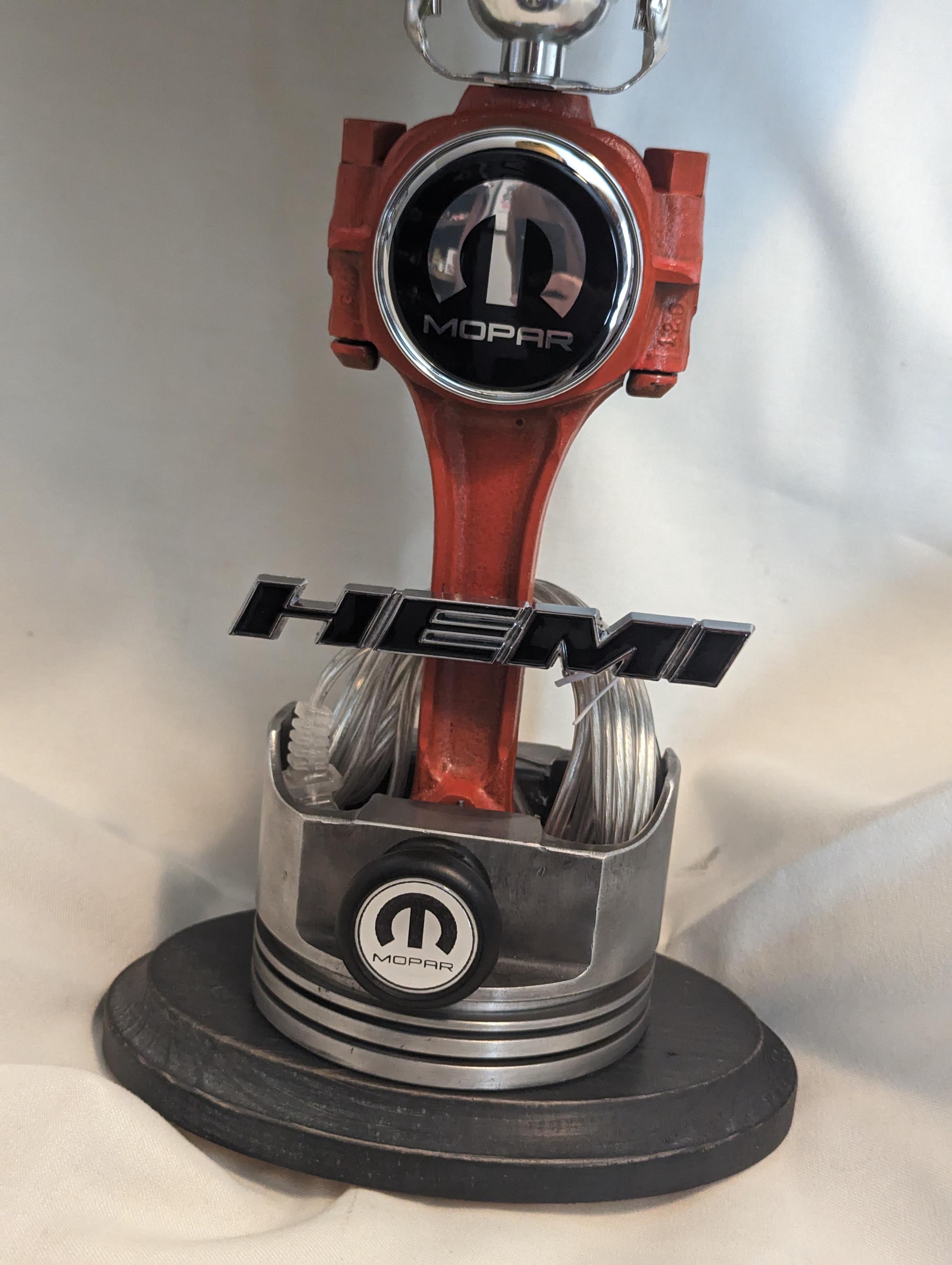 Mopar Hemi Orange Piston Desk Lamp - Etsy