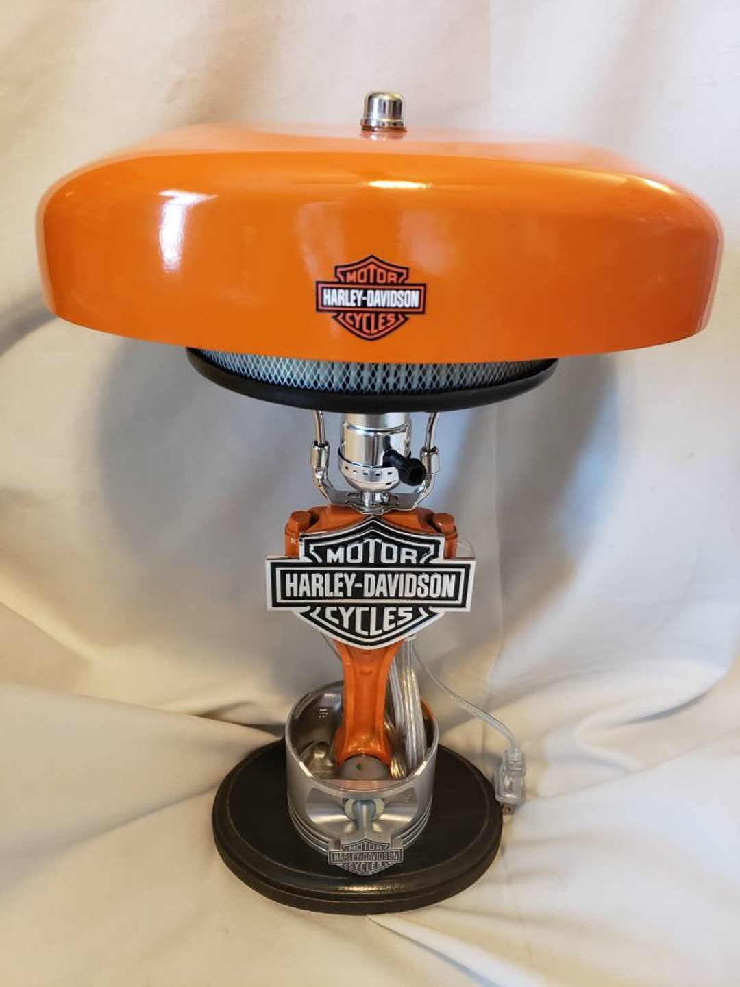 Motorcycle Piston Desk Lamp - Etsy