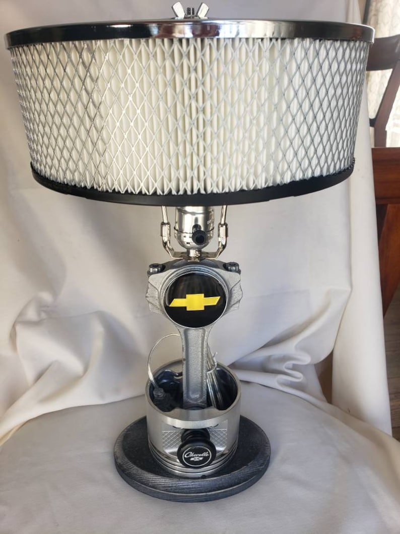 Chevelle SS Piston Desk Lamp - Etsy