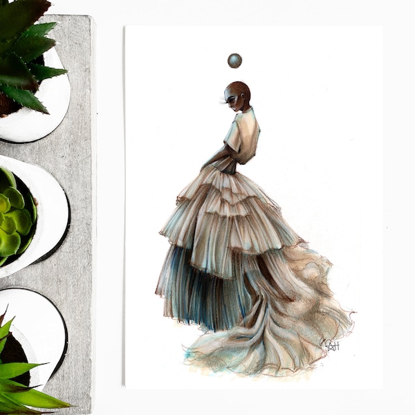 Fashion Illustration - Etsy UK