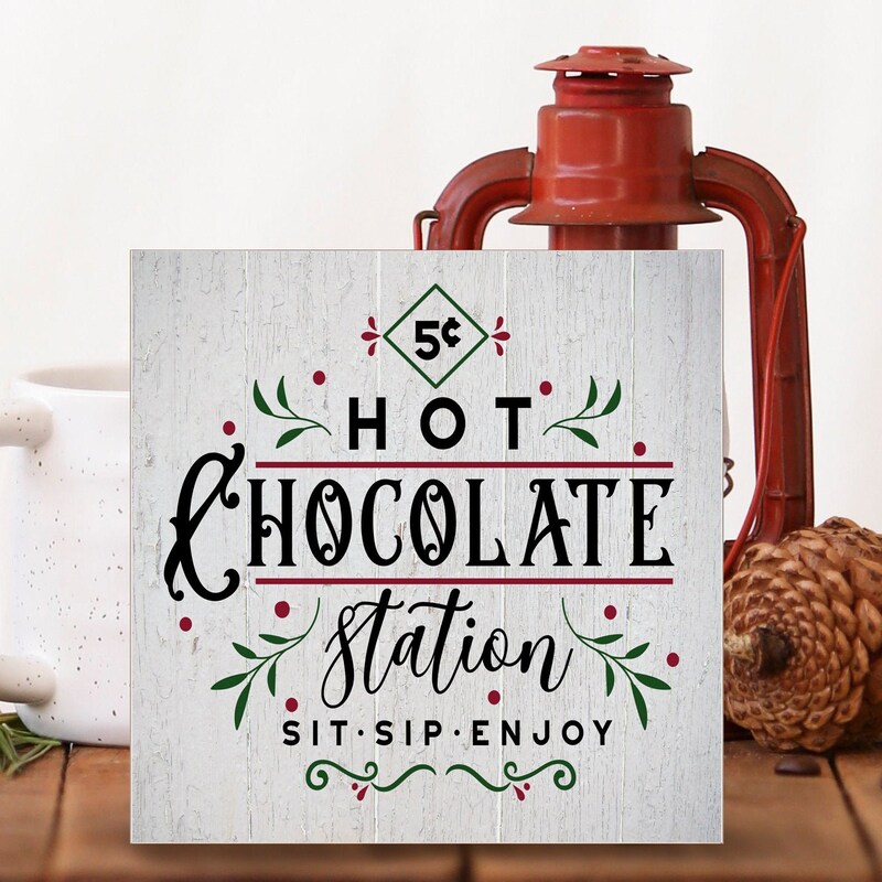 Hot Chocolate Sign - Etsy