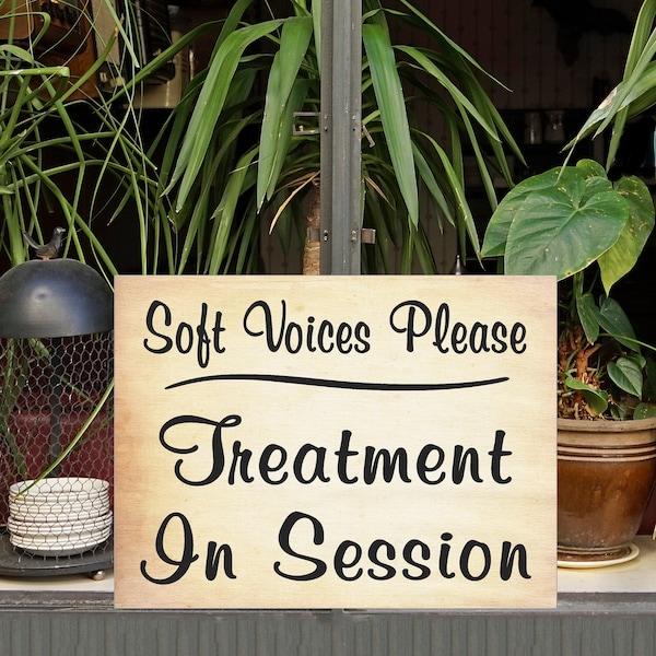 Soft Voices Sign for Office - Etsy