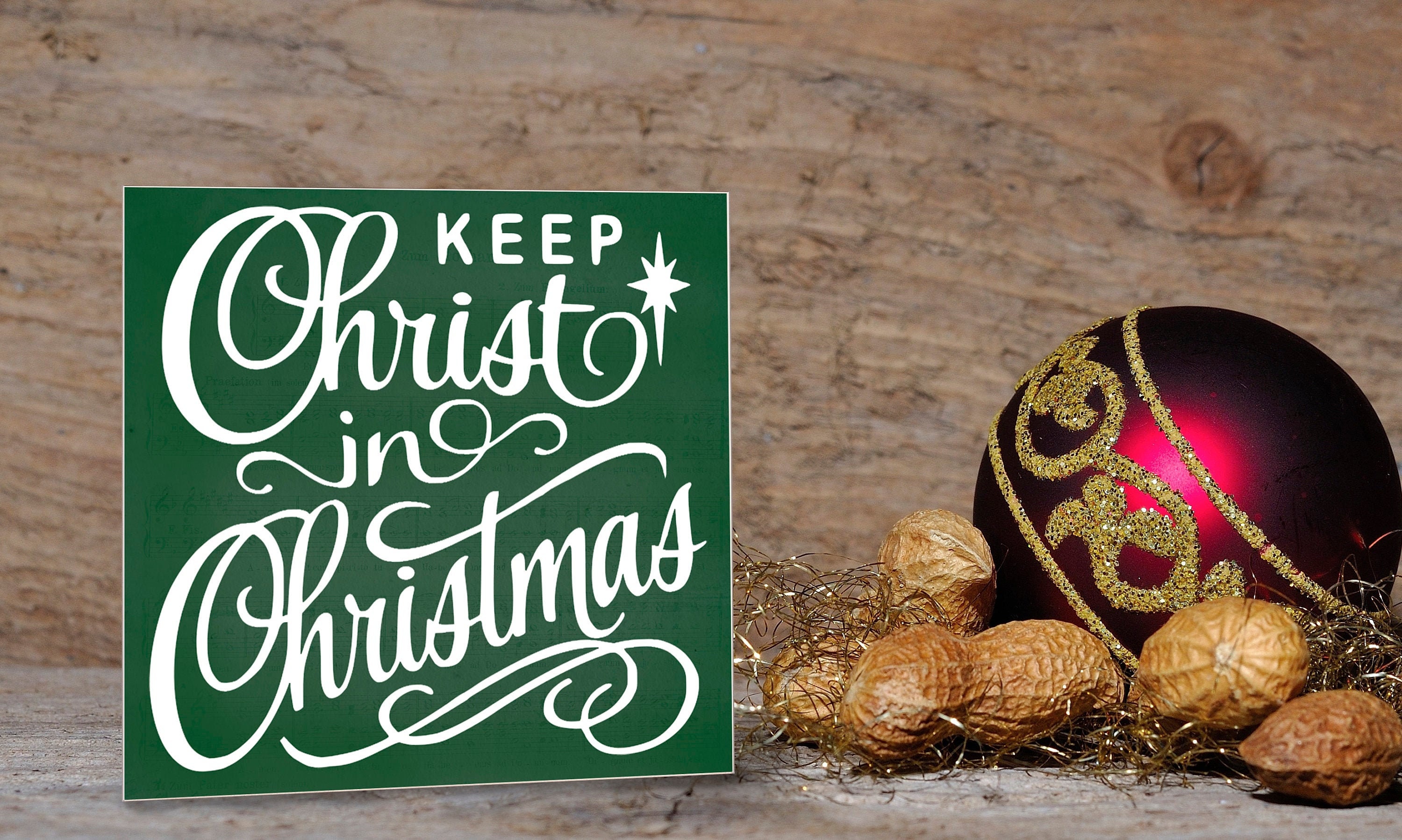 Wood Christmas Sign Keep Christ in Christmas Christmas Sign - Etsy