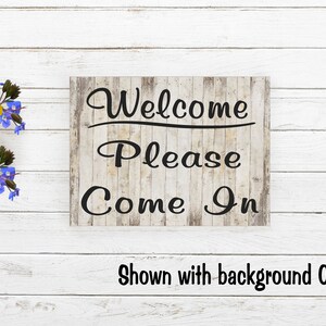 Wood Office Sign, Welcome Please Come In, Welcome, Store Open, Office ...