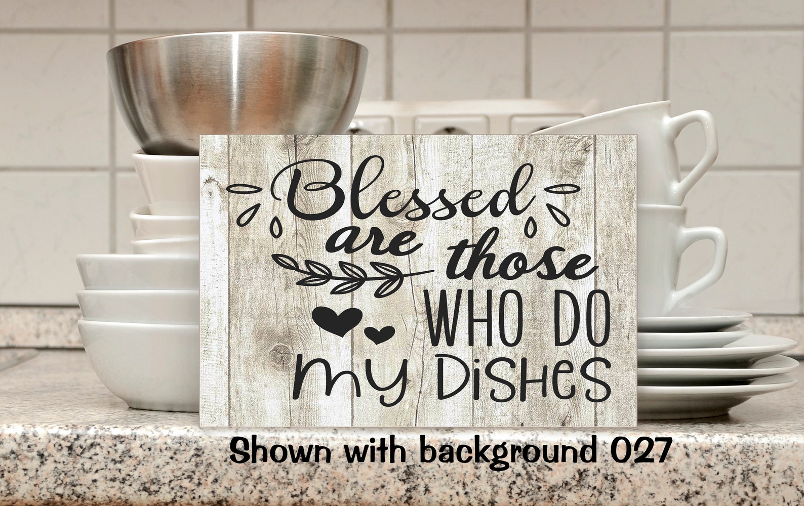 Wood Kitchen Sign Blessed Are Those Who Do My Dishes Kitchen | Etsy