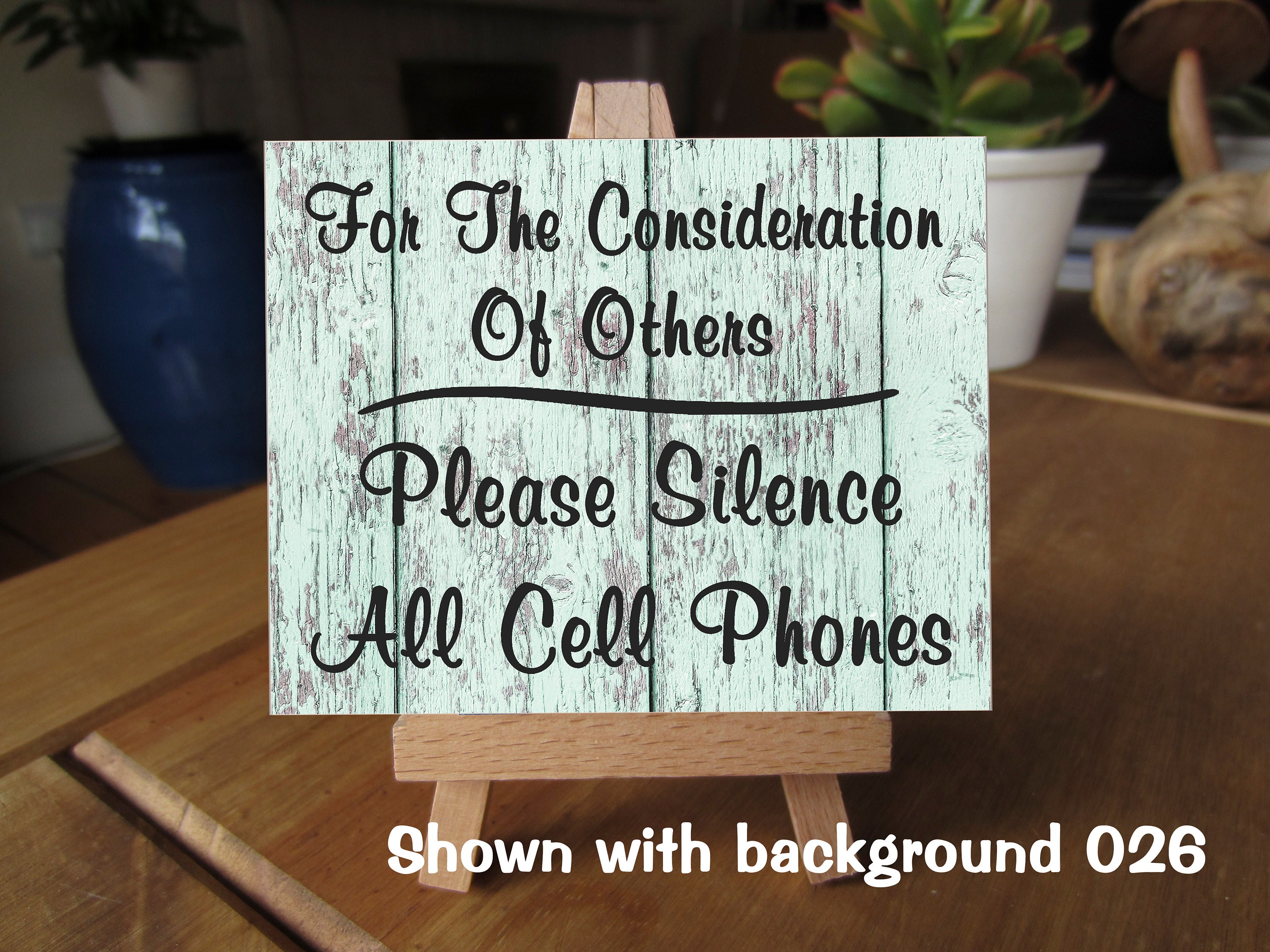 Wood Office Sign For The Consideration Of Others Please | Etsy