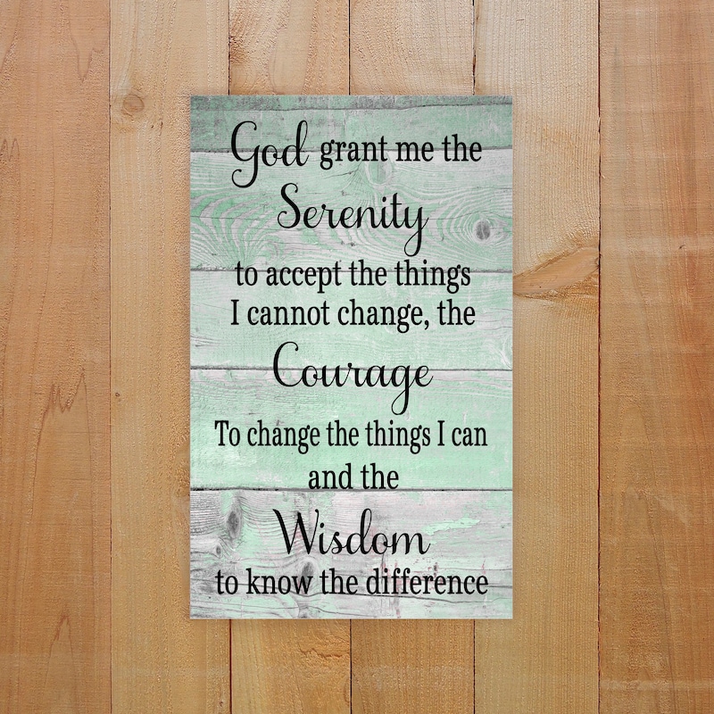 Serenity Sign - Etsy