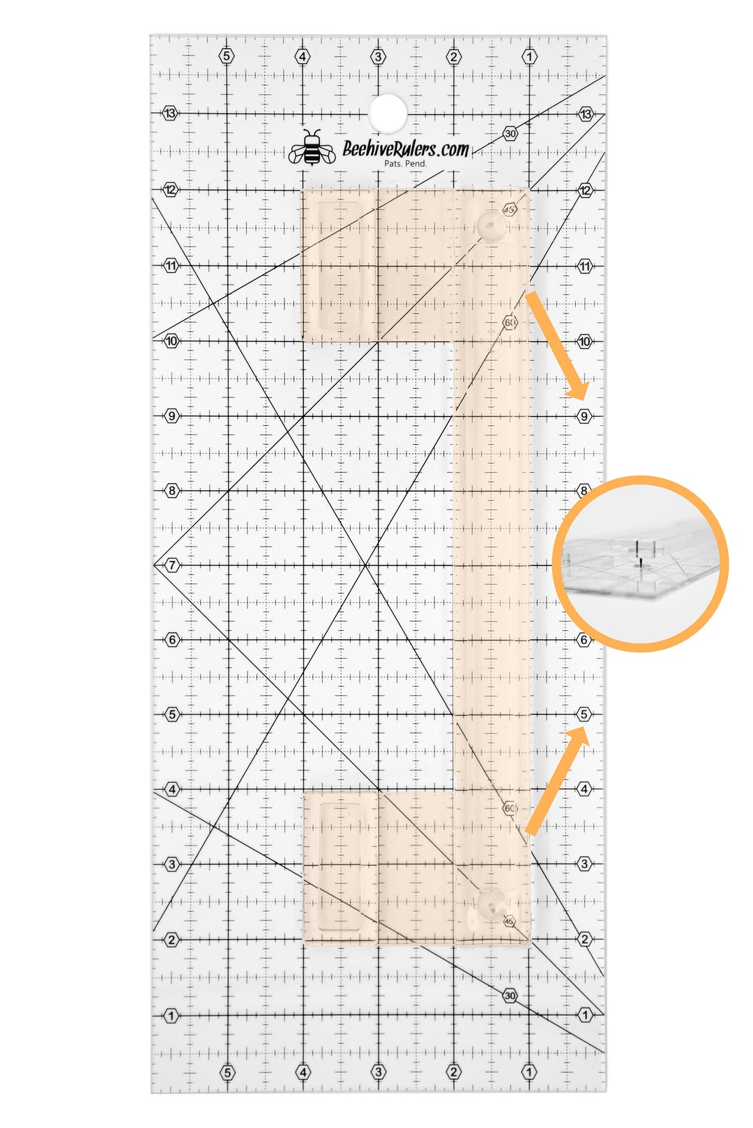 Non-slip Quilting Ruler That Will NEVER MOVE When Cutting Fabrics by ...