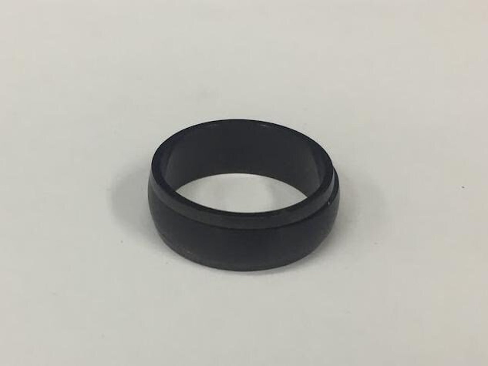 Black Plating Spinner Wedding Band, Comfort Fit Modern Plan Wedding ...