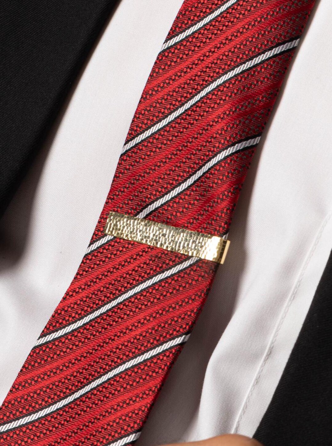 Handcrafted Tie Clip, Artisan Gift for Him, Modern Minimalist Tie Clip ...