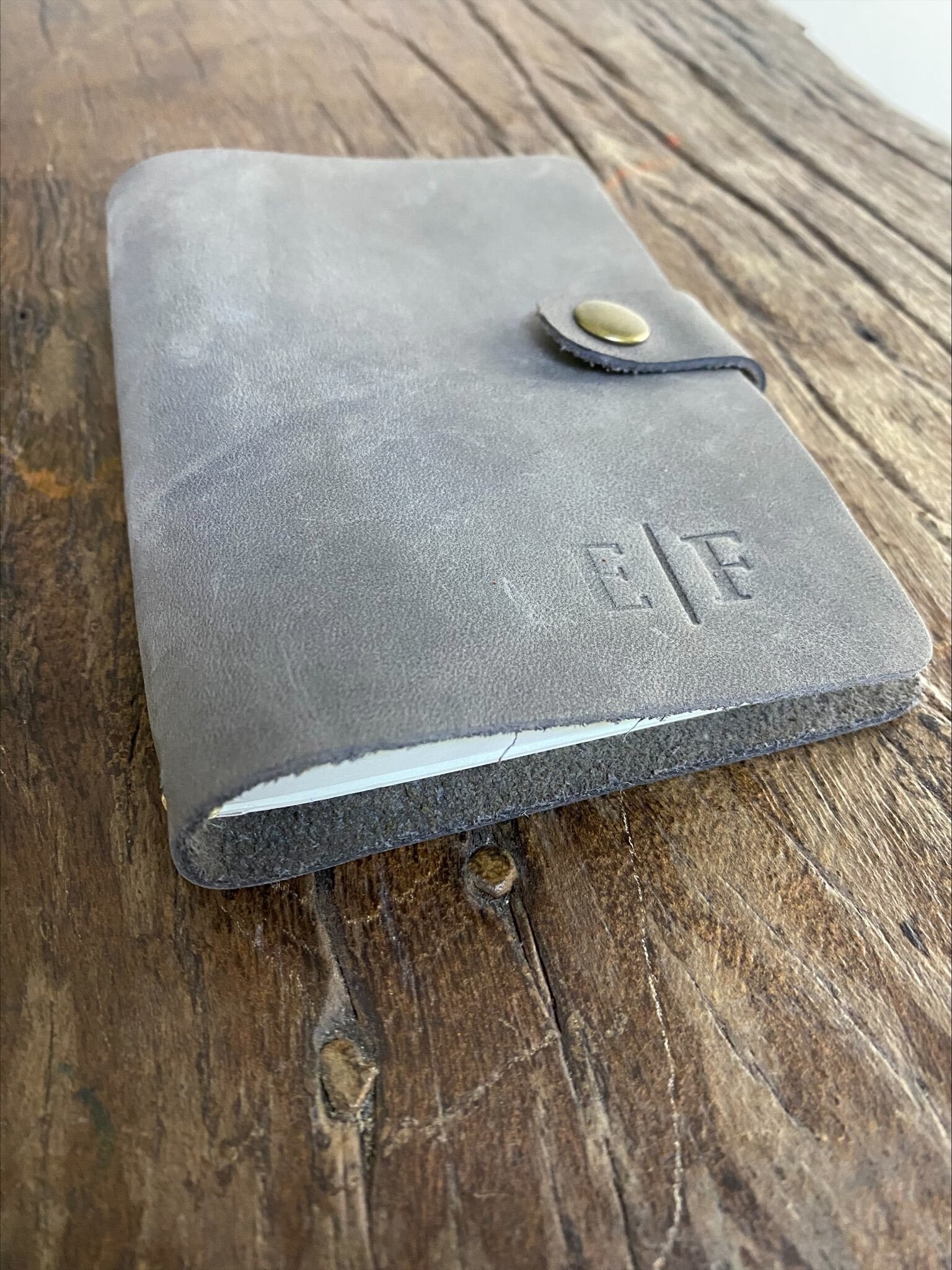 Personalized Leather Notebook Cover Leather Pocket Journal - Etsy