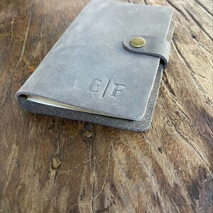 Personalized Leather Notebook Cover Leather Pocket Journal - Etsy