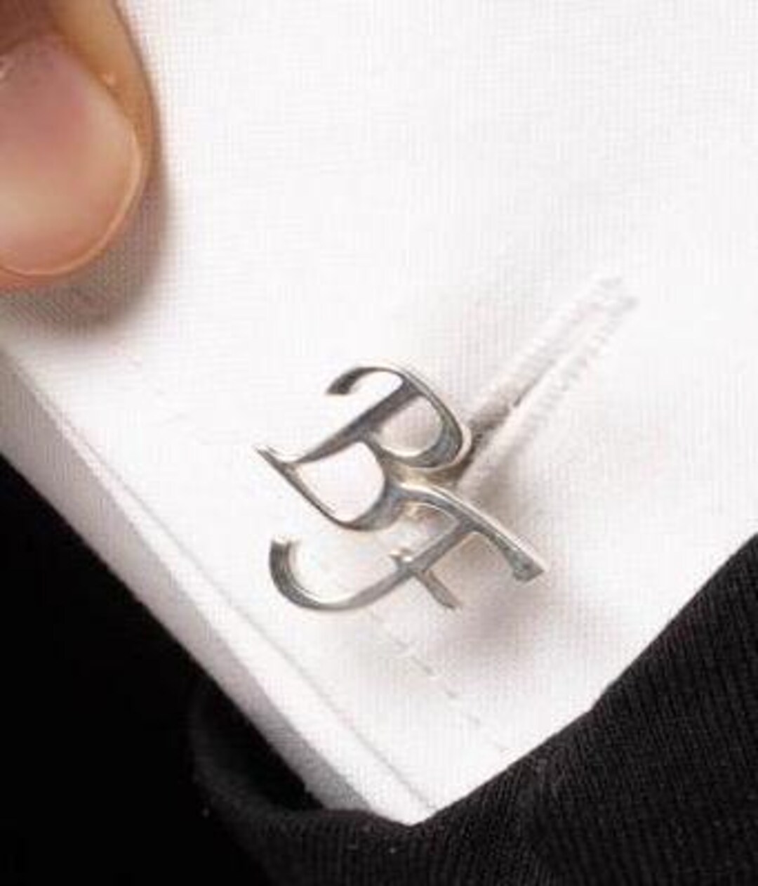 Personalized Name Cufflinks for Men's, Custom Initial Cufflinks, Groom ...